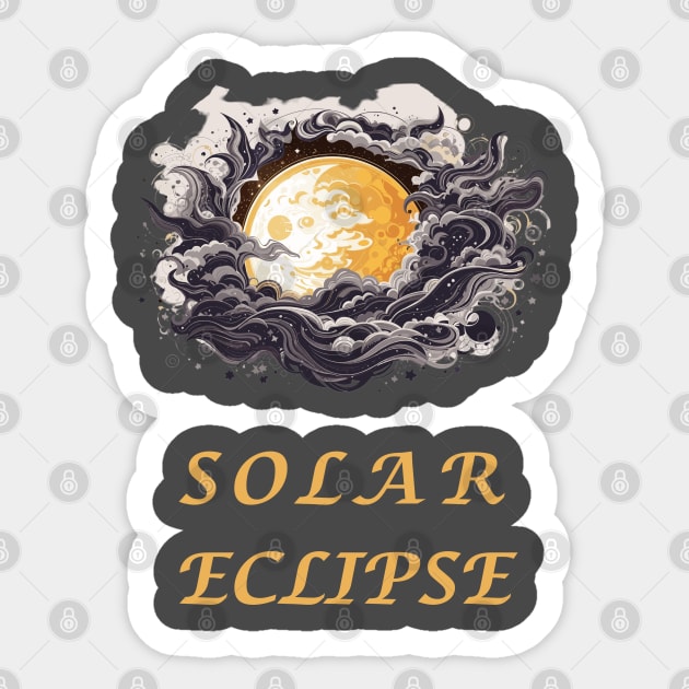 total solar eclipse 2024 - Solar Eclipse 2024 - Sticker | TeePublic